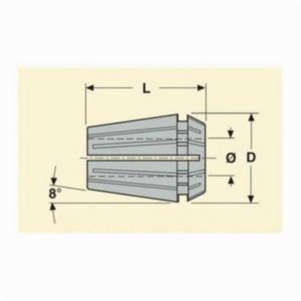 SECO 22671 Size Range 0.2725 in - 0.3125 in, Size ER 16, Non-Coolant ...